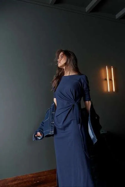 Kireina Audrey Jacket Indigo – TADDesign