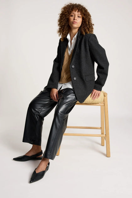 Sable Blazer in Charcoal – TADDesign