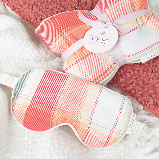 Flannel Check Eye Mask – TADDesign